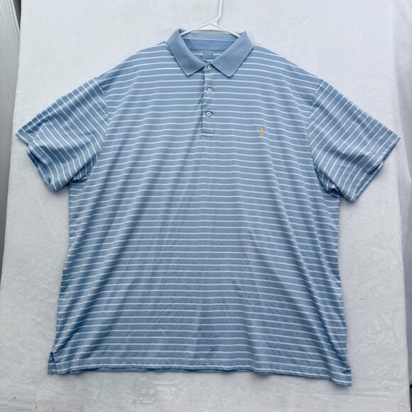 Ralph Lauren | Shirts | Polo Ralph Lauren Performance Polo Shirt Mens 3xb Big Green Stretch ...